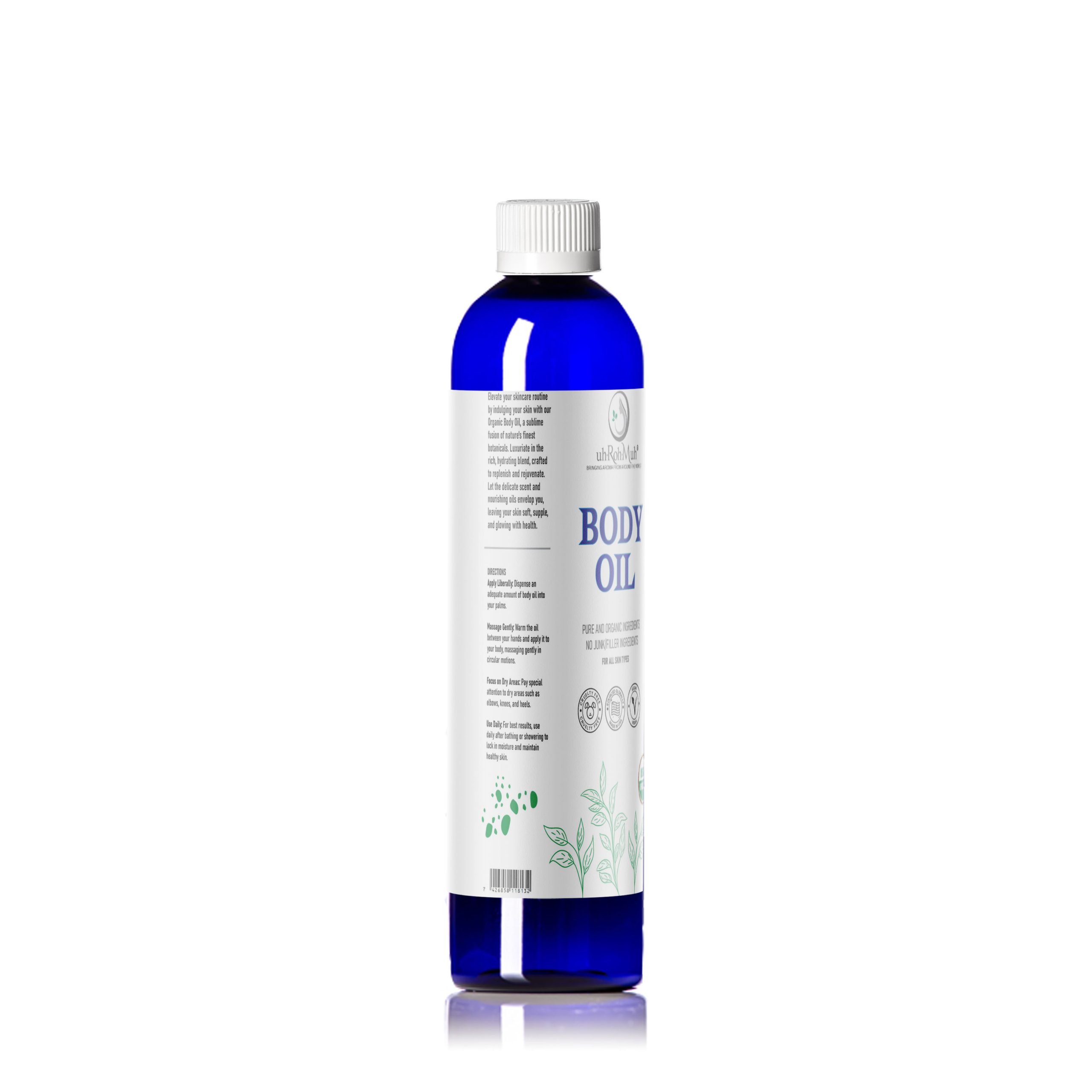 Organic body oil made with pure and natural ingredient - uh*Roh*Muh